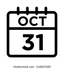 10 Oct 31 Line Black Icon Stock Vector (Royalty Free) 2168237687 ...
