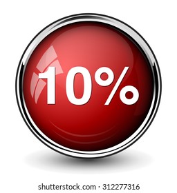 10 Percent Icon Stock Vector (Royalty Free) 316769414 | Shutterstock