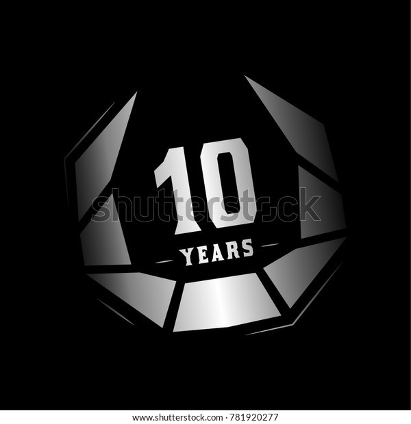 10 Years Design Template Anniversary Vector Stock Vector (Royalty Free ...