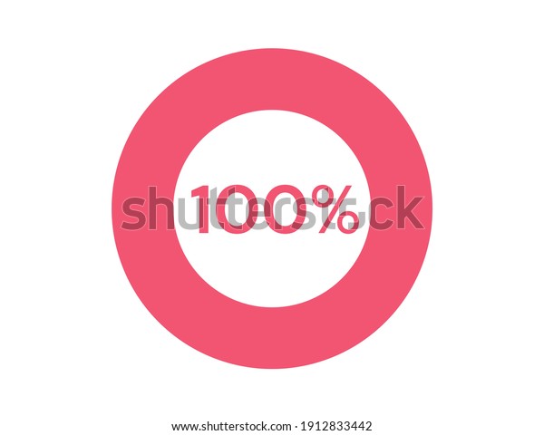 100 Circle Diagrams Infographics Vector 100 Stock Vector (Royalty Free ...
