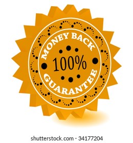 100 Guarantee Vector Illustration Stock Vector (Royalty Free) 34177204 ...