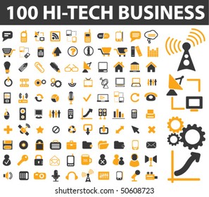 100 Hitech Business Signs Vector Stock Vector (Royalty Free) 50608723 | Shutterstock
