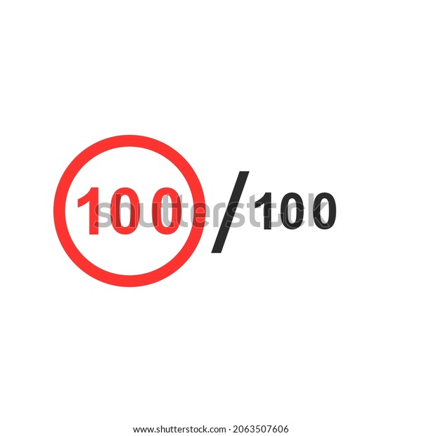 100 100 Icon Clipart Image Isolated Stock Vector (Royalty Free ...