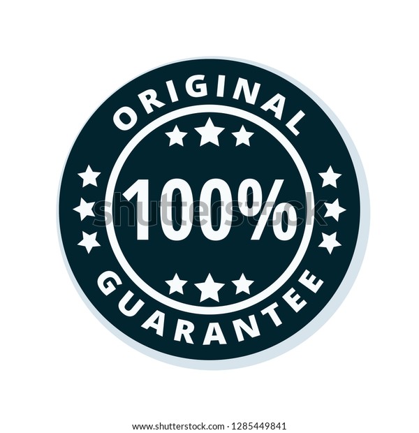 100 Original Guarantee Label Illustration : image vectorielle de stock ...