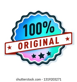 100 Guarantee Label Illustration Stock Vector (Royalty Free) 1318567721 ...