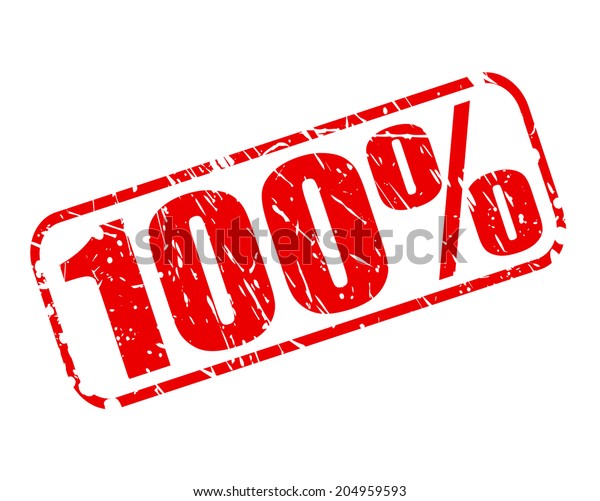 100 Percent Red Stamp Text On: เวกเตอร์สต็อก (ปลอดค่าลิขสิทธิ์ ...