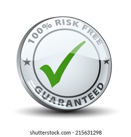 100 Risk Free Guaranteed Stock Vector (Royalty Free) 215631346 ...