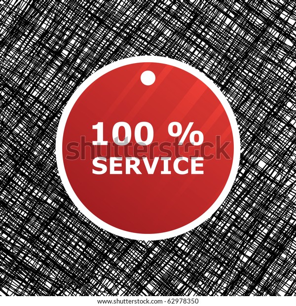 100 Service Label Stock Vector (Royalty Free) 62978350 | Shutterstock