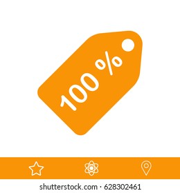 100 Tag Icon Stock Vector Illustration Stock Vector (Royalty Free ...