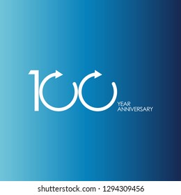 100 Year Anniversary Vector Template Design Stock Vector (Royalty Free ...