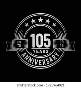 277 105 years logo Images, Stock Photos & Vectors | Shutterstock