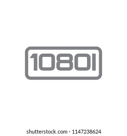 1080i Resolution Icon Stock Vector (Royalty Free) 1147054010 | Shutterstock