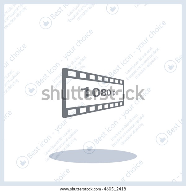 1080p Full Hd Sign Stock Vector (Royalty Free) 460512418 | Shutterstock