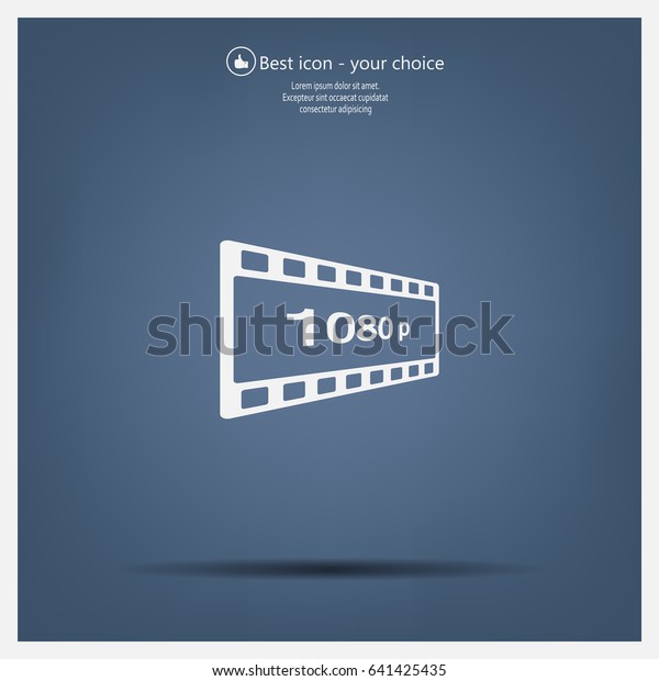 1080p Full Hd Sign Stock Vector (Royalty Free) 641425435 | Shutterstock