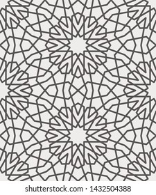 12 6 Fold Silver Islamic Geometric Stock Vector (Royalty Free) 1430574884