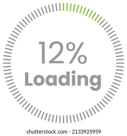 12 Loading 12 Circle Diagrams Infographics Stock Vector (Royalty Free ...