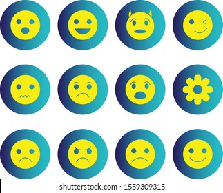 Emoticons Stock Vector (Royalty Free) 468092021