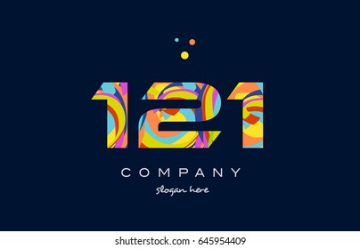 151 Number Digit Numeral Logo Colored Stock Vector (Royalty Free) 645956713