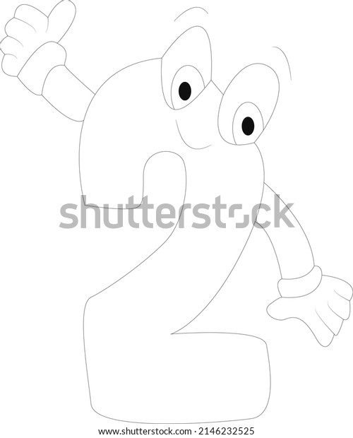 123 página de color ámbar 123: vector de stock (libre de regalías ...