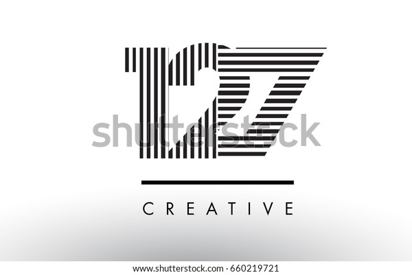 127 Black White Number Logo Design 스톡 벡터(로열티 프리) 660219721 | Shutterstock