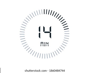 Vektor Stok 41 Minutes Timers Clocks Timer 41 (Tanpa Royalti ...