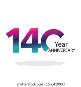 140 years logo Images, Stock Photos & Vectors | Shutterstock