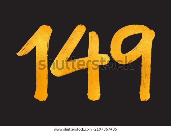 149 숫자 로고 벡터 그림, 149년 스톡 벡터(로열티 프리) 2197367435 | Shutterstock