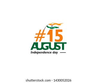 15 August Text Symbol Logo Icon: vector de stock (libre de regalías ...