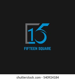 15 Number Logo Design Vector Element Stock Vector (Royalty Free ...