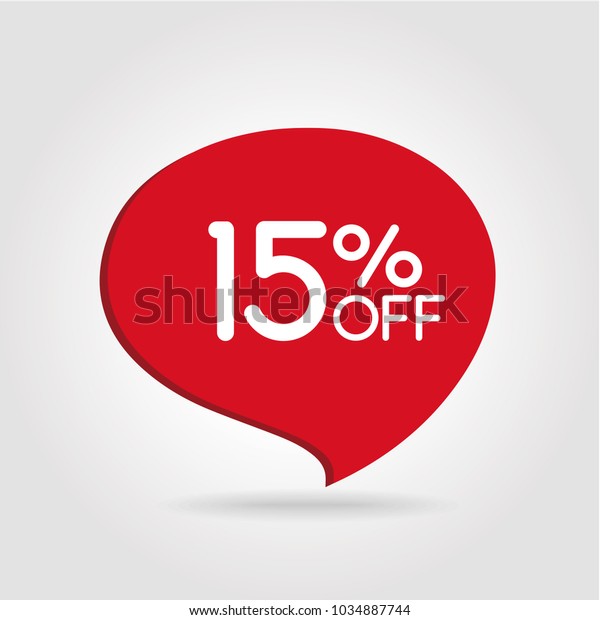 15% OFF Discount Sticker. Sale Red Tag Isolated Vector Illustration ... 15% OFF Discount Sticker. Sale Red Tag Isolated Vector Illustration ...