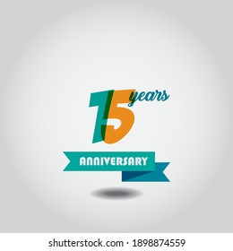 15 Years Anniversary Vector Concept Template Stock Vector (Royalty Free ...