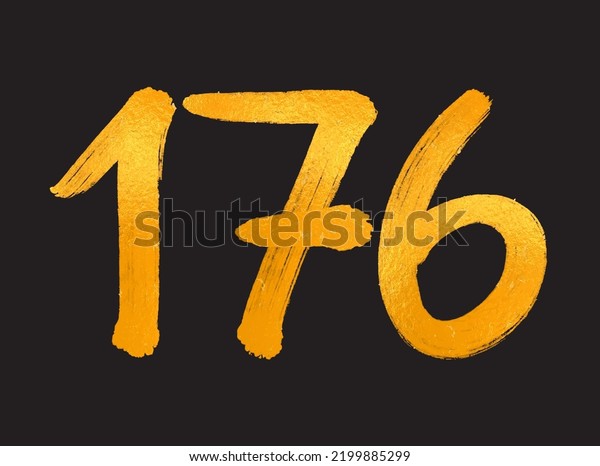 176 숫자 로고 벡터 그림, 176년 스톡 벡터(로열티 프리) 2199885299 | Shutterstock