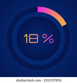 114 18 percent progress Images, Stock Photos & Vectors | Shutterstock