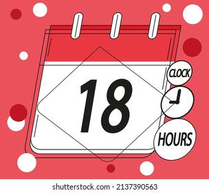 5,720 18 hours Images, Stock Photos & Vectors | Shutterstock