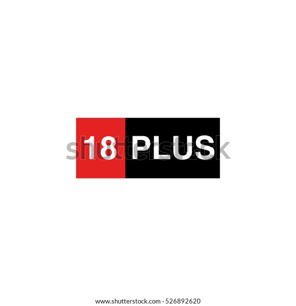 18 Plus Vector Icon Stock Vector (Royalty Free) 526892620 | Shutterstock