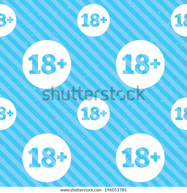 18 Plus Years Old Sign Adults Stock Vector (Royalty Free) 196053785 ...