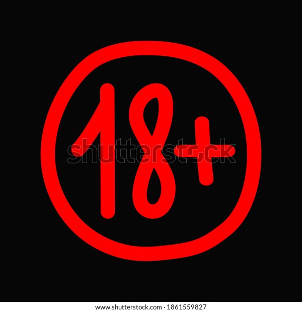 18 Sign Drawn By Hand Age Stock Vector (Royalty Free) 1861559827 ...