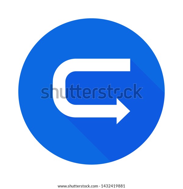 180 One Hundred Eighty Degree Turn Stock Vector (Royalty Free ...