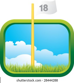 68 18th hole flag Stock Illustrations, Images & Vectors | Shutterstock