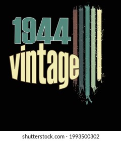 1944 Vintage Vector Tshirt Design Stock Vector (Royalty Free ...