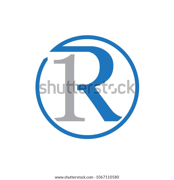1r Letter Logo Stock Vector (Royalty Free) 1067110580 | Shutterstock