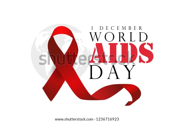 1st December World Aids Day Poster Stock Vector (Royalty Free ...