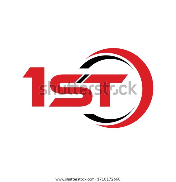 1st Logo Designs Concept Logo First Stock Vector (Royalty Free ...