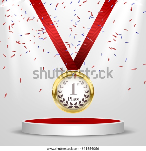 1st Place Poster Brochure Template Vector Stock Vector (Royalty Free ...