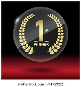 1st Winner Symbol Stock Vector (Royalty Free) 741923221 | Shutterstock