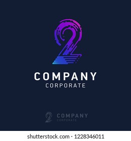 2 Company Logo Design Vector Stock Vector (Royalty Free) 1228346011 ...