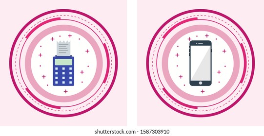 2 Electronic Devices Icons Personal Commercial Stock Vector (Royalty ...