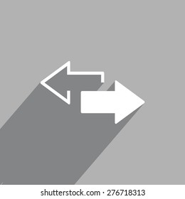 2 Side Arrow Premium Illustration Icon Stock Vector (Royalty Free ...