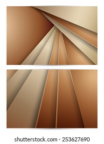 2 Sides Modern Corporate Vector Background Stock Vector (Royalty Free ...