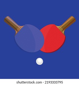 2 Tennis Racket Ping Pong Stock Vector (Royalty Free) 2193333795 ...